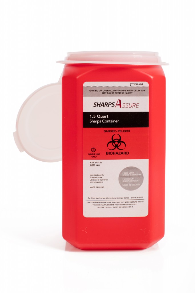 1.5-Quart Sharps Container- Case of 40 | Sharps Assure